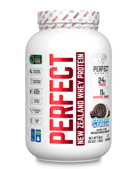 PERFECT NEW ZEALAND WHEY PROTEIN (1.6lb) Cookies & Cream – Jill ...